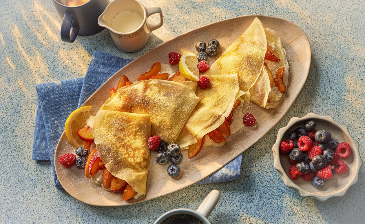 Delightful Lemon Ricotta Crepes - Pure Wesson Oil