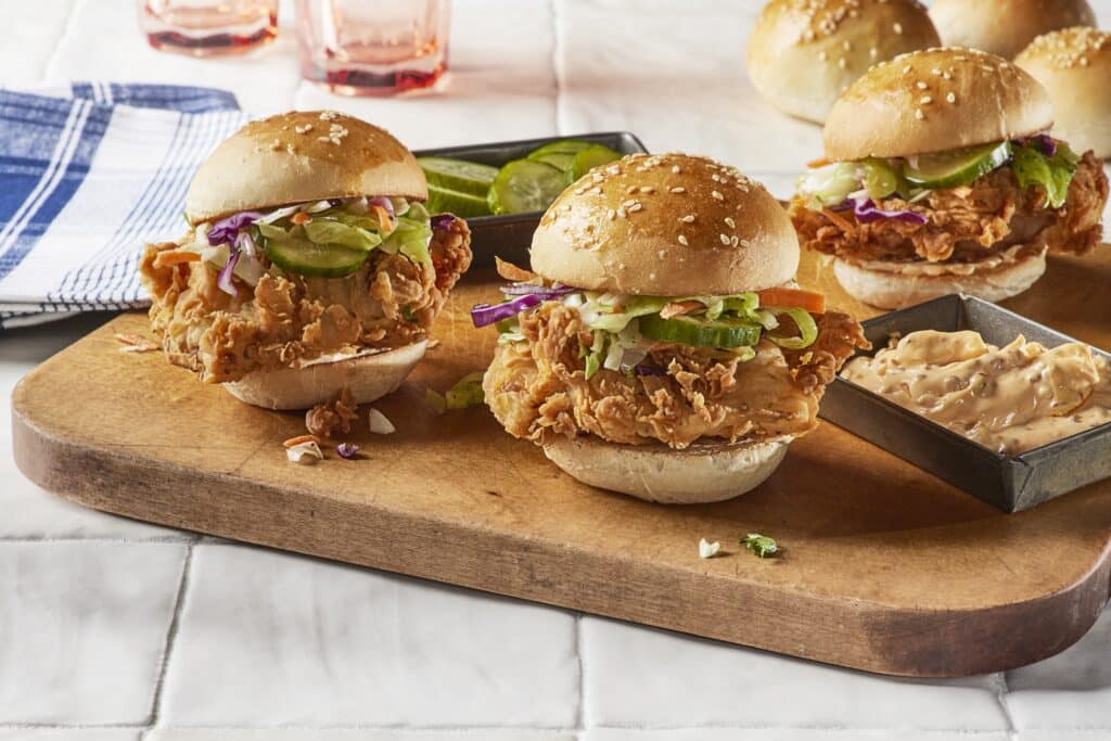 Fried Chicken Sliders - Pure Wesson Oil