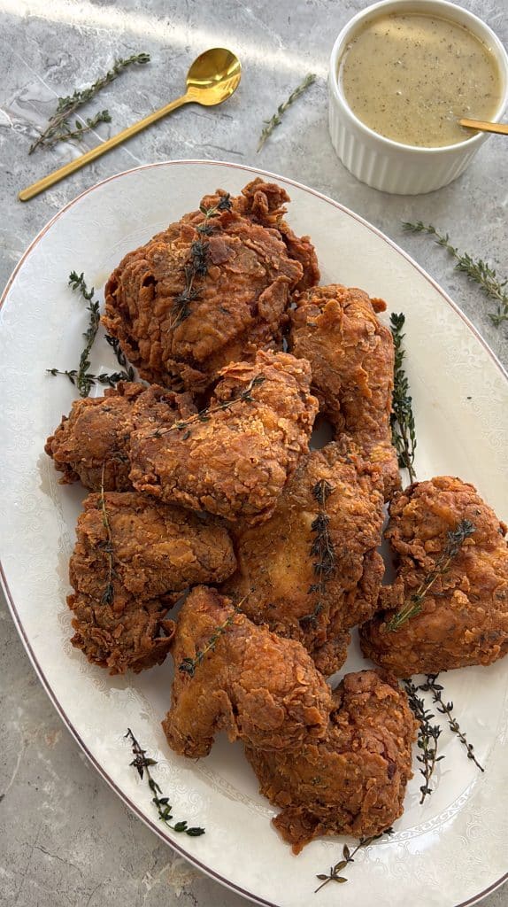 Herb Fried Chicken with Sage Gravy - Pure Wesson Oil